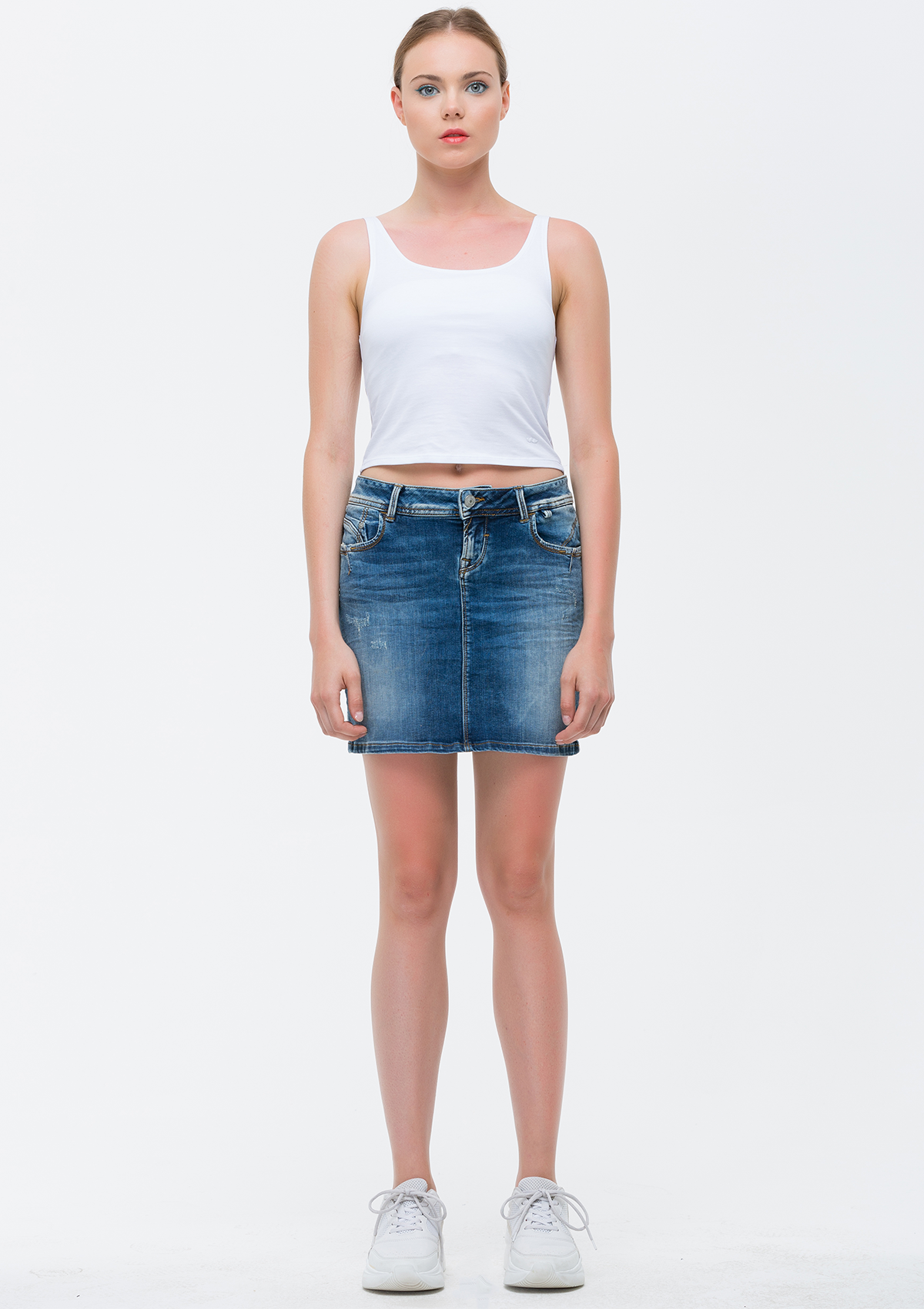 Adrea Dina Denim Skirt