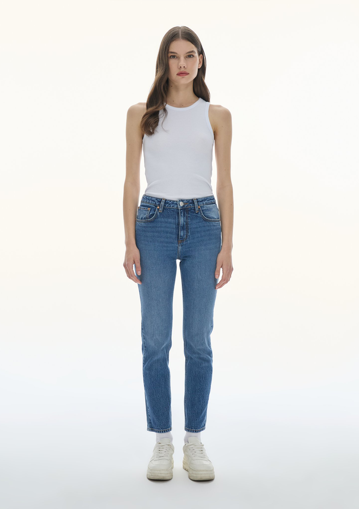Ronna X Lavona High Rise Slim Jean
